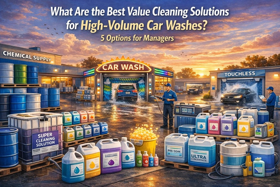 Best Value Cleaning Solutions for High-Volume Car Washes