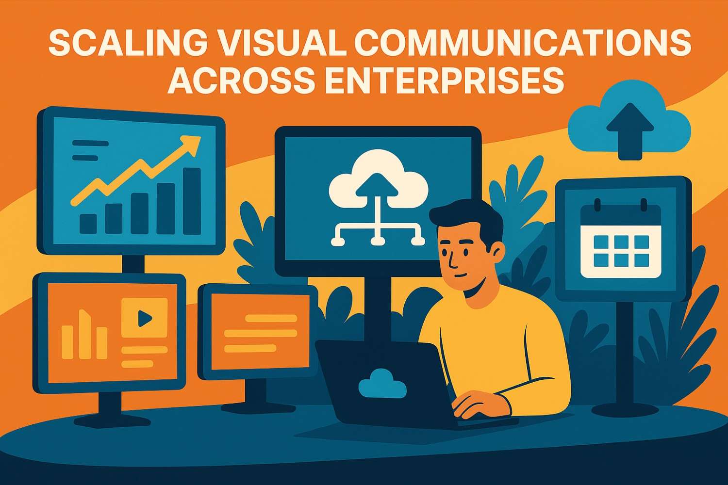 Cloud Display Management: Scale Visual Communication easily