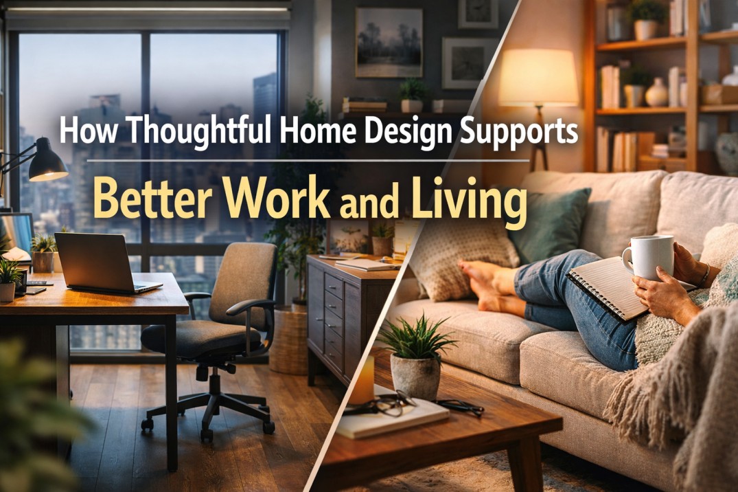 How Thoughtful Home Design Supports Better Work and Living