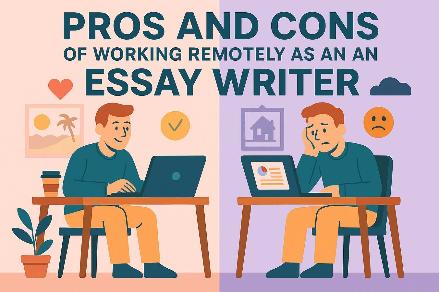 Pros and Cons of Working Remotely as an Essay Writer